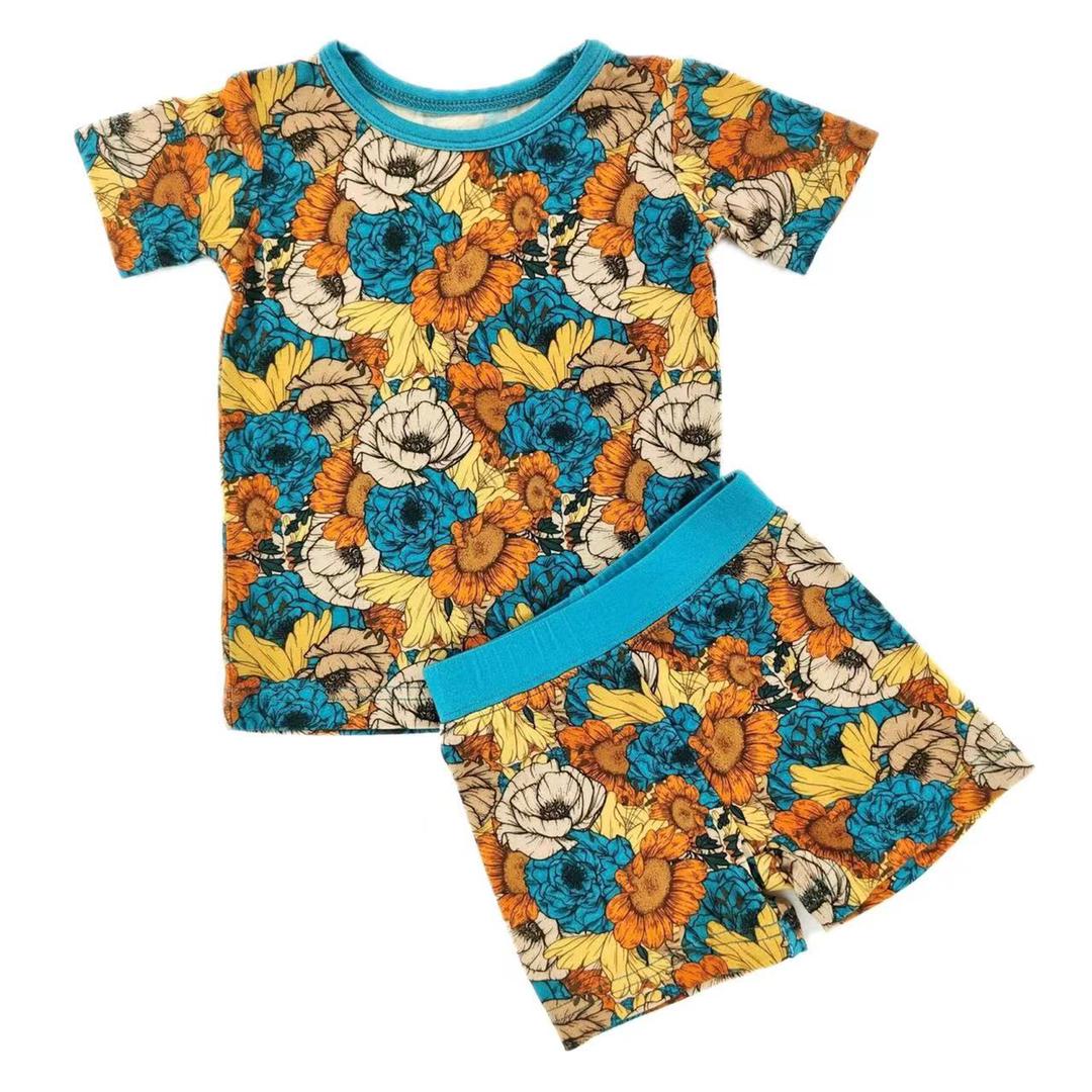 Colbie Floral Bamboo Shorts Set – Little One Shop Co.