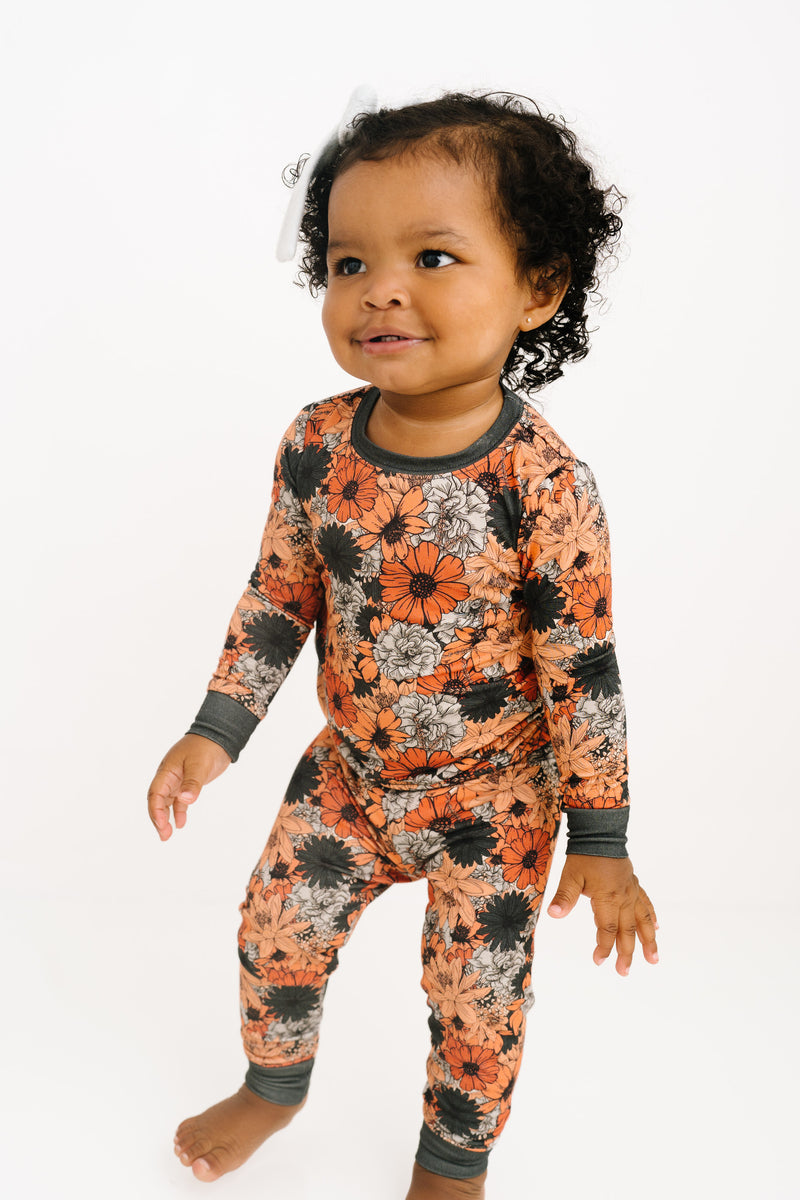 Rust Floral Bamboo Set – Little One Shop Co.