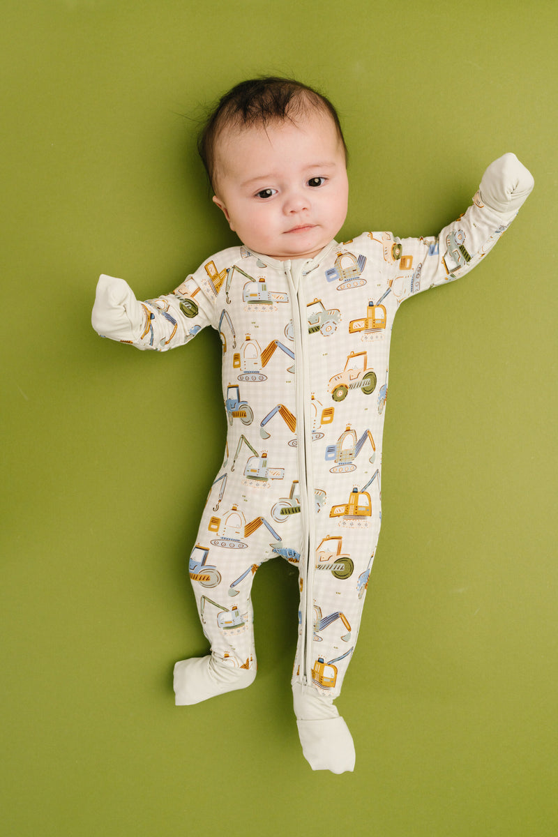 Construction Crew Bamboo Sleeper – Little One Shop Co.